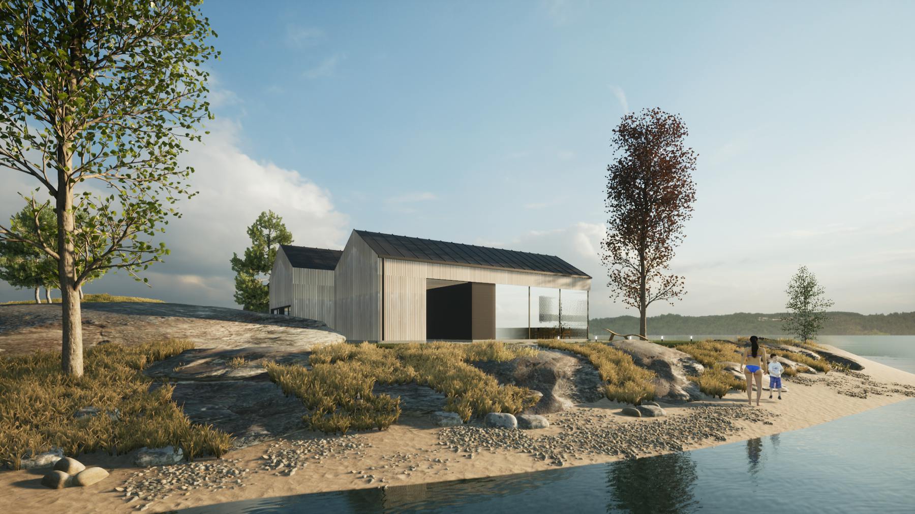 Urbanhus - Moderne hytte med stor takhøyde og 3 soverom – Urbanhus