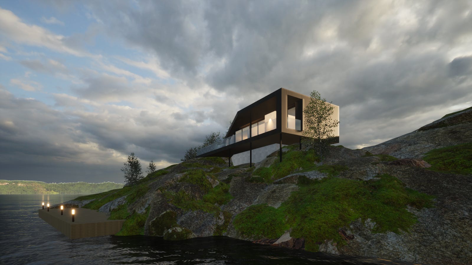 Urbanhus - Unikt utformet og moderne hytte med store vinduer – Urbanhus